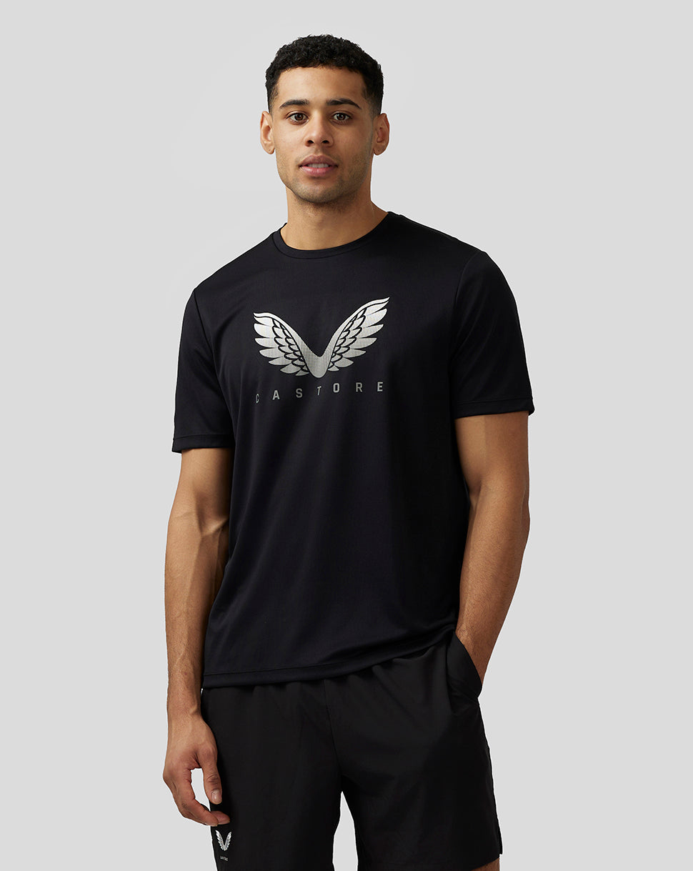 Castore Men's Adapt Short Sleeve Graphic T-Shirt - Black – Castore ME