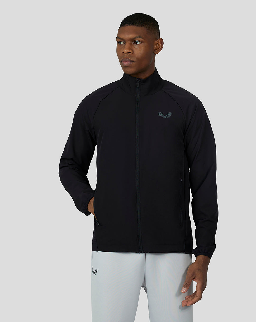 Men's Black Carbon Capsule Woven Jacket - Lightweight Durable Jacket f ...